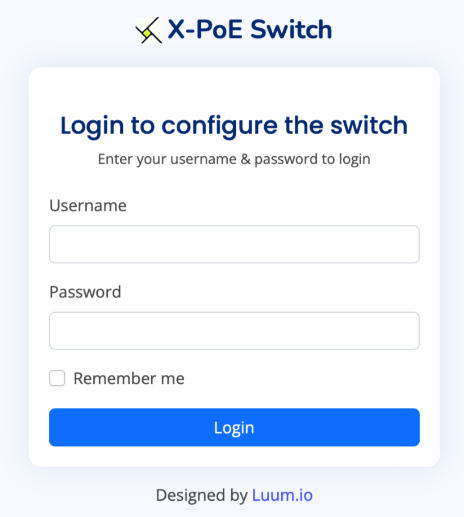 X-PoE Install Guide - Luum.io Knowledge Center